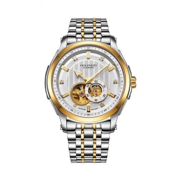 罗兰度/Rolendo 睿智系列 43毫米 自动机械机芯 RG7022.GGW-小迈步海淘品牌官网