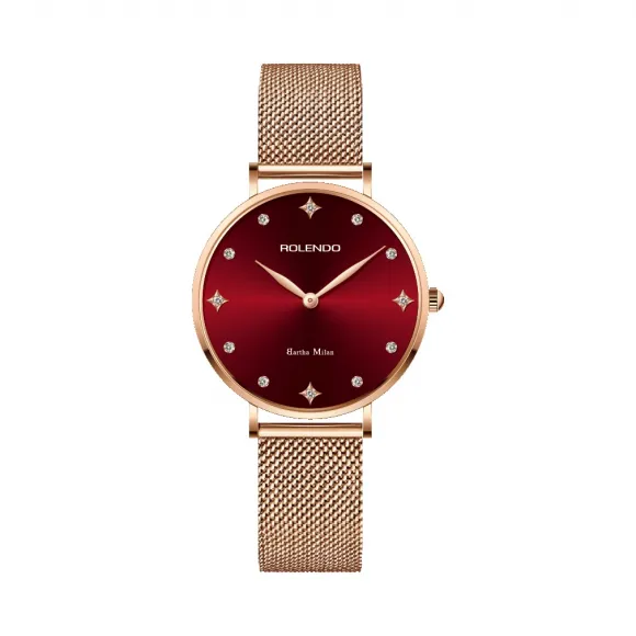 罗兰度/Rolendo 芭莎米兰系列 32毫米 石英机芯 RL3005.RRH-小迈步海淘品牌官网