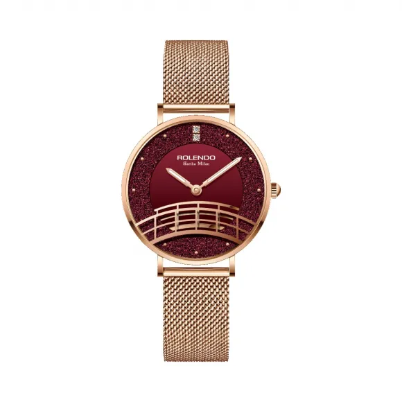 罗兰度/Rolendo 芭莎米兰系列 32毫米 石英机芯 RL3007.RRH-小迈步海淘品牌官网