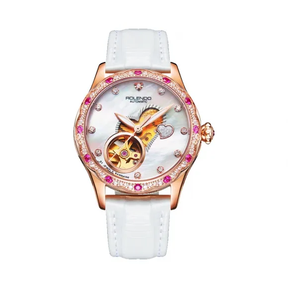 罗兰度/Rolendo 睿姿系列 34毫米 自动机械机芯 RL7020.RWW-小迈步海淘品牌官网