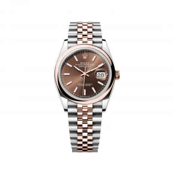 劳力士/Rolex 日志型 36 MM 永恒玫瑰金钢 自动机械机芯 男表 M126201-0043-小迈步海淘品牌官网