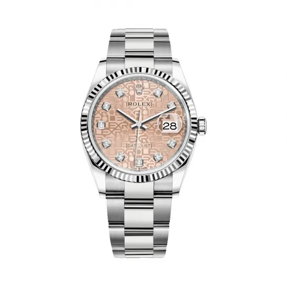 劳力士/Rolex 日志型 36腕表 白色黄金钢（蚝式钢与18ct白色黄金的组合） - M126234-0024-小迈步海淘品牌官网