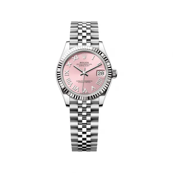 劳力士/Rolex 日志型 31腕表：白色黄金钢（蚝式钢与18ct白色黄金的组合） - M278274-0020-小迈步海淘品牌官网