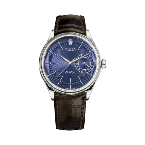 劳力士/Rolex 切利尼日历型腕表：18ct白色黄金 - M50519-0015-小迈步海淘品牌官网