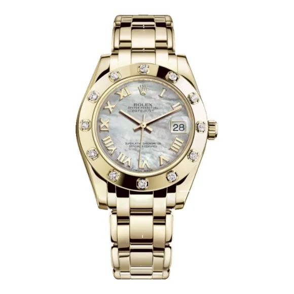 劳力士/Rolex Pearlmaster 34 自动上链机械恒动机芯 女表 M81318-0005-小迈步海淘品牌官网