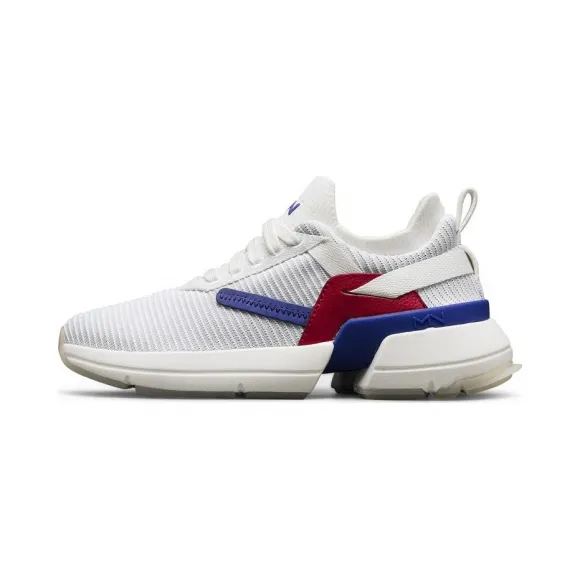 斯凯奇/Skechers 白色/海军蓝/红色 SPLIT 女子时尚运动鞋 133017-WNVR-小迈步海淘品牌官网