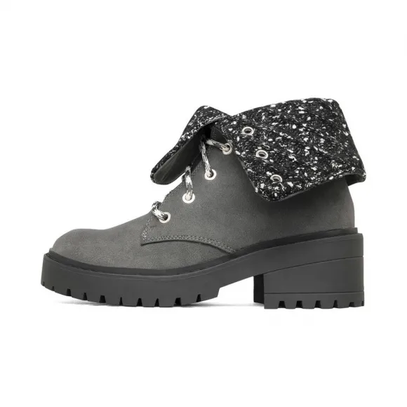 斯凯奇/Skechers 黑色/炭灰色 TEEN SPIRIT 女子靴子 167059-BKCC-小迈步海淘品牌官网