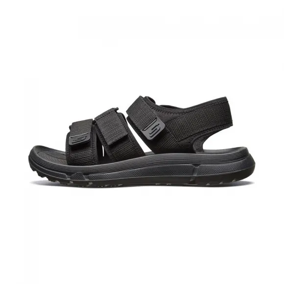 斯凯奇/Skechers 黑色 QUINTEN 男子凉鞋 66024-BLK-小迈步海淘品牌官网