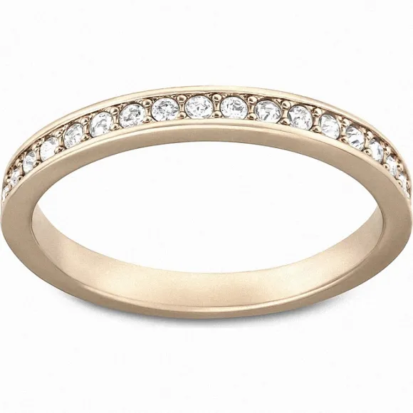 施华洛世奇/Swarovski Rare 戒指 白色 镀玫瑰金色调 5032898-小迈步海淘品牌官网