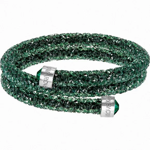 施华洛世奇/Swarovski 手镯 Crystaldust Double 手镯, 绿色 5250687-小迈步海淘品牌官网