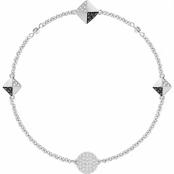 施华洛世奇/Swarovski 手链 Swarovski Remix Collection Black and White, 黑-小迈步海淘品牌官网