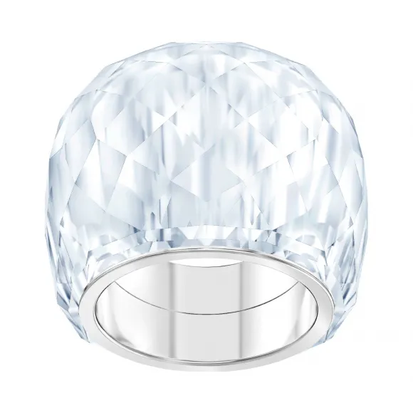 施华洛世奇/Swarovski Nirvana 戒指, 银色, 不锈钢 5410311-小迈步海淘品牌官网