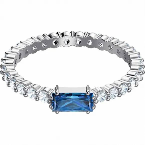 施华洛世奇/Swarovski 戒指 Vittore 戒指, 彩色设计, 镀白金色 5414698-小迈步海淘品牌官网