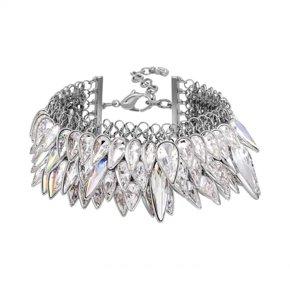 施华洛世奇/Swarovski Polar Bestiary 手链, 白色, 镀铑 5489073-小迈步海淘品牌官网