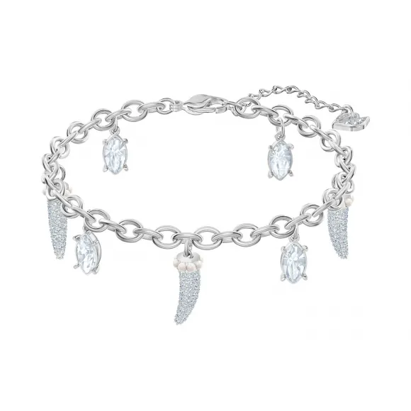 施华洛世奇/Swarovski Polar Bestiary 手链, 彩色设计, 镀铑 5501007-小迈步海淘品牌官网