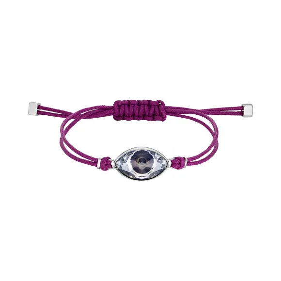 施华洛世奇/Swarovski Power Collection Evil Eye 手链, 紫色, 不锈钢 5508534-小迈步海淘品牌官网