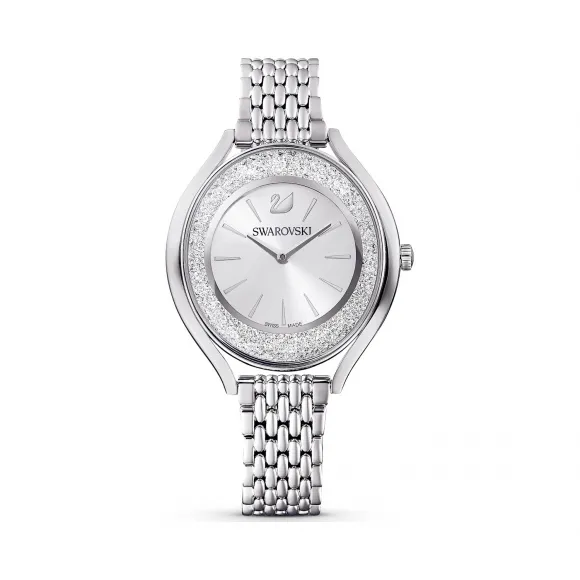 施华洛世奇/Swarovski Crystalline Aura 腕表 瑞士制造 金属手链 银色 不锈钢 5519462-小迈步海淘品牌官网