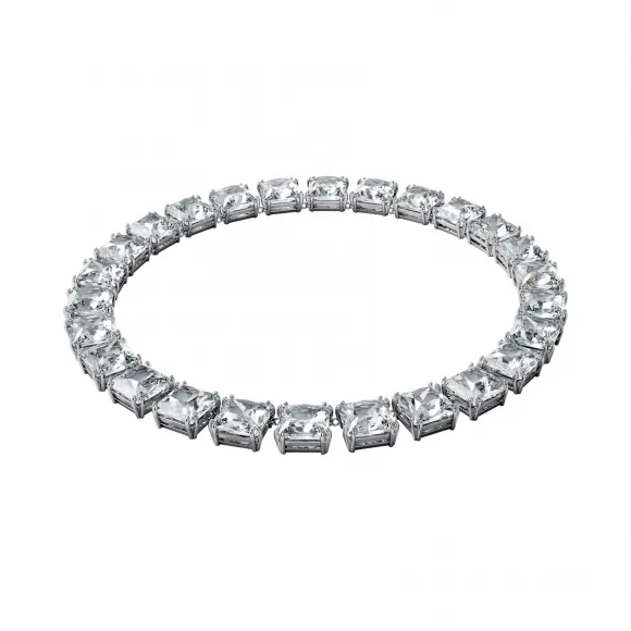 施华洛世奇/Swarovski Millenia 项链 方形切割 白色 镀铑 5599206-小迈步海淘品牌官网