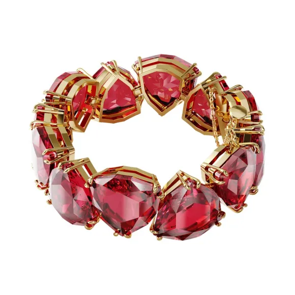 施华洛世奇/Swarovski Millenia 手链 三菱形切割 橙色 镀金色调 5609713-小迈步海淘品牌官网