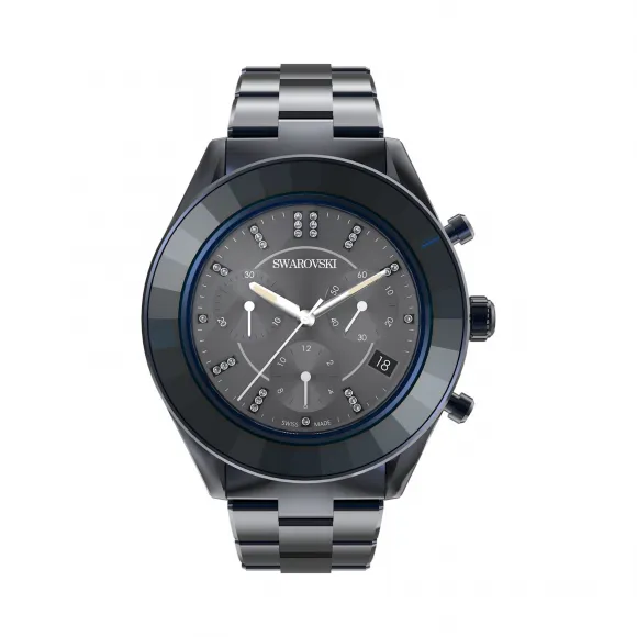 施华洛世奇/Swarovski Octea Lux Sport 腕表 瑞士制造 金属手链 蓝色 蓝色饰面 5610475-小迈步海淘品牌官网