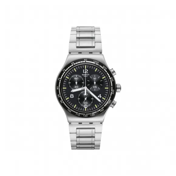 斯沃琪/Swatch 夜空飞行手表-金属系列 43.00 mm 不锈钢 石英表 YVS444GC-小迈步海淘品牌官网