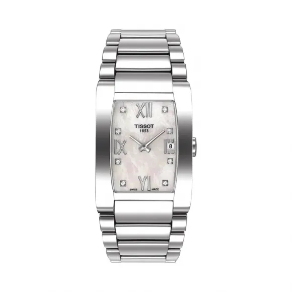 天梭 Tissot T-Lady系列 精钢 石英机芯 女表 T007.309.11.116.00-小迈步海淘品牌官网