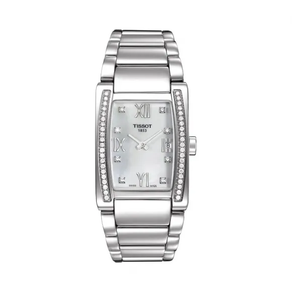 天梭 Tissot T-Lady系列 精钢 石英机芯 女表 T007.309.11.116.01-小迈步海淘品牌官网