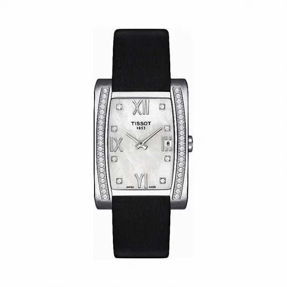 天梭 Tissot T-Lady系列 织物 石英机芯 女表 T007.309.16.116.02-小迈步海淘品牌官网