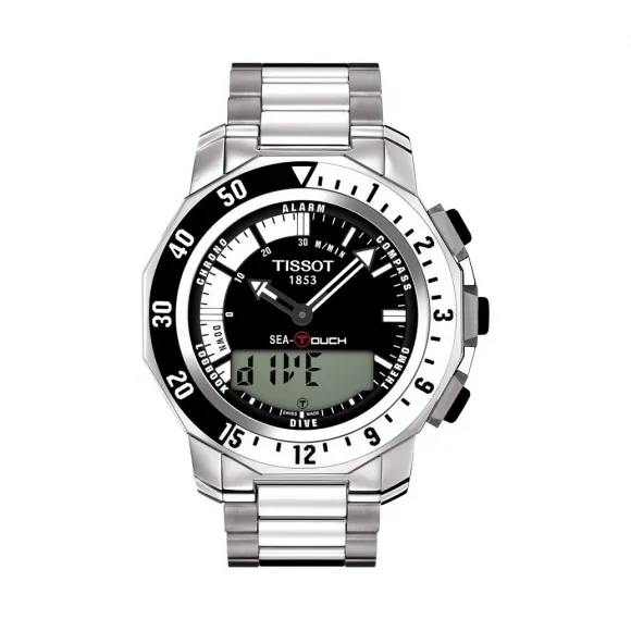 天梭 Tissot T-Touch系列 精钢 石英机芯 男表 T026.420.11.051.00-小迈步海淘品牌官网