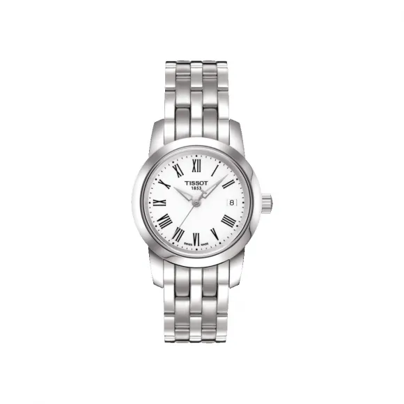 天梭 Tissot T-Classic系列 精钢 石英机芯 女表 T033.210.11.013.10-小迈步海淘品牌官网