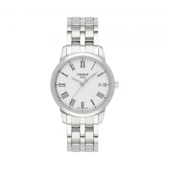 天梭 Tissot T-Classic系列 精钢 石英机芯 男表 T033.410.11.013.10-小迈步海淘品牌官网