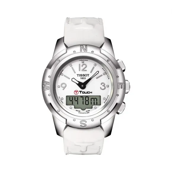 天梭 Tissot T-Touch系列 皮革 石英机芯 T047.220.46.016.00-小迈步海淘品牌官网