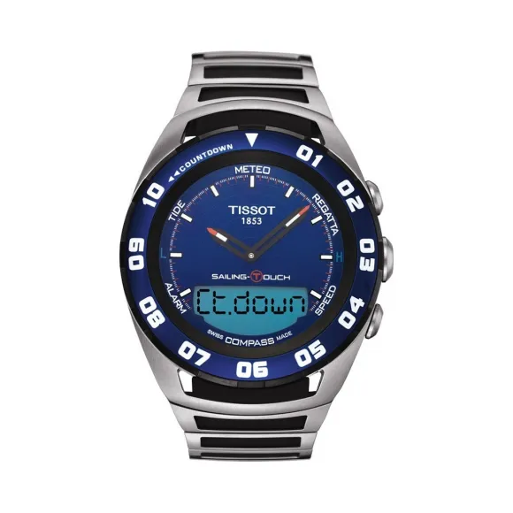 天梭 Tissot T-Touch系列 精钢 石英机芯 男表 T056.420.21.041.00-小迈步海淘品牌官网