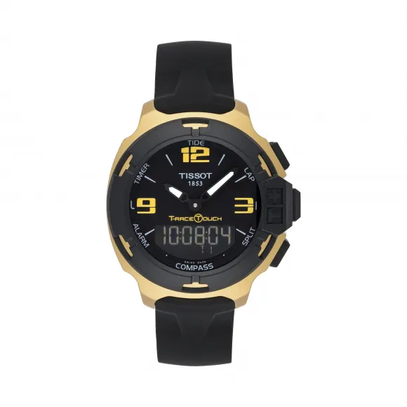 天梭 Tissot T-Touch系列 橡胶 石英机芯 男表 T081.420.97.057.07-小迈步海淘品牌官网