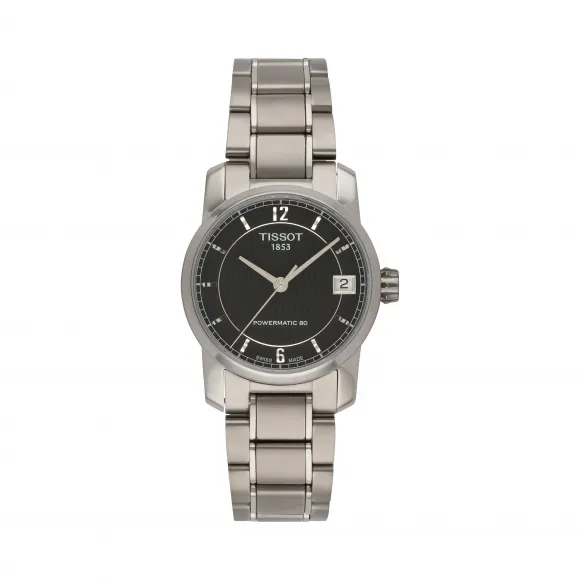 天梭 Tissot T-Classic系列 钛金属 自动机械机芯 女表 T087.207.44.057.00-小迈步海淘品牌官网