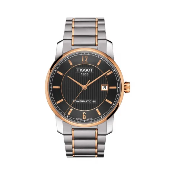 天梭 Tissot T-Classic系列 钛金属 自动机械机芯 男表 T087.407.55.067.00-小迈步海淘品牌官网