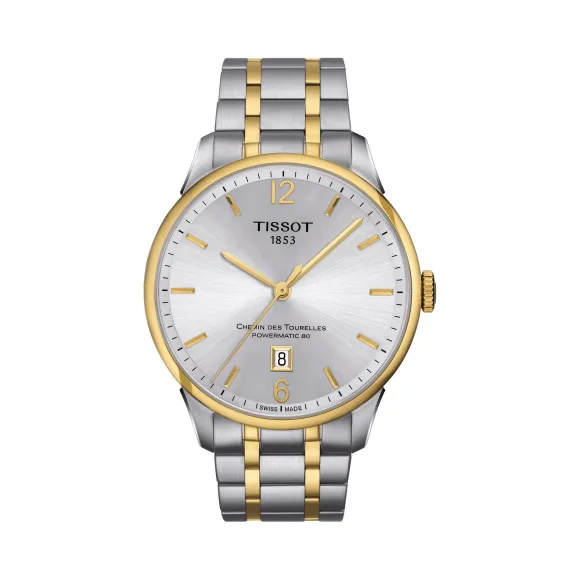 天梭 Tissot T-Classic系列 精钢镀金 自动机械机芯 男表 T099.407.22.037.00-小迈步海淘品牌官网