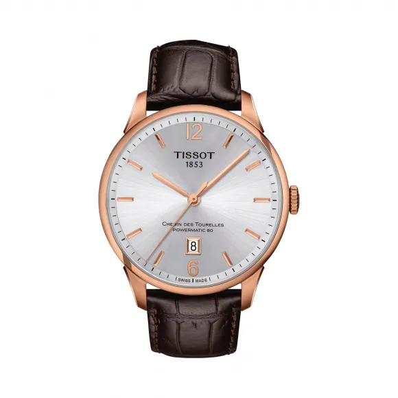 天梭 Tissot T-Classic系列 皮革 自动机械机芯 男表 T099.407.36.037.00-小迈步海淘品牌官网