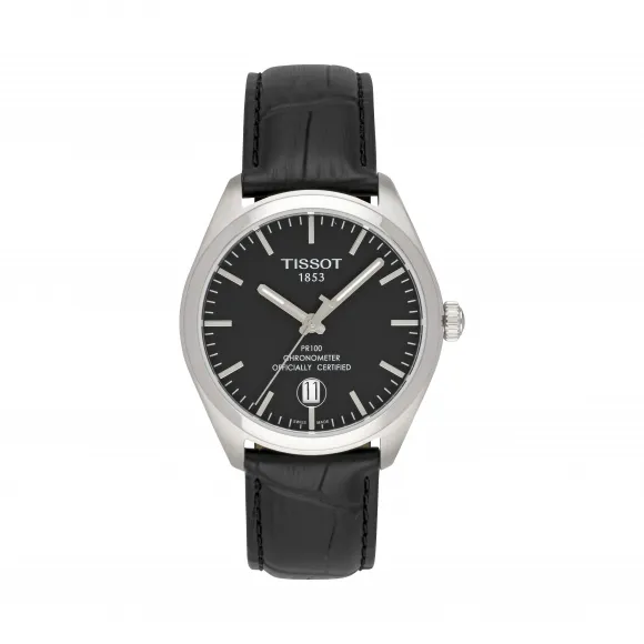 天梭 Tissot T-Classic系列 皮革 自动机械机芯 男表 T101.451.16.051.00-小迈步海淘品牌官网