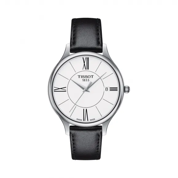 天梭 Tissot T-Lady系列 皮革 石英机芯 女表 T103.210.16.018.00-小迈步海淘品牌官网