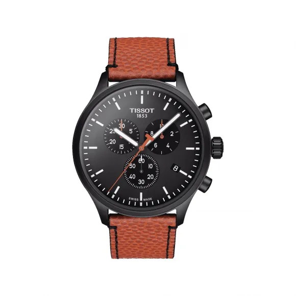 天梭/Tissot NBA系列 45 MM 316L精钢表壳，具有黑色PVD镀层 石英机芯 男表 T116.617.36.051.08-小迈步 ...