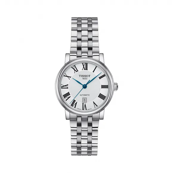 Tissot/天梭卡森臻我系列钢带机械女表 T122.207.11.033.00-小迈步海淘品牌官网