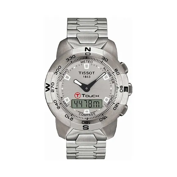 天梭 Tissot T-Touch系列 精钢 石英机芯 男表 T33.1.588.71-小迈步海淘品牌官网