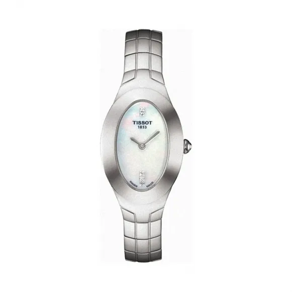 天梭 Tissot T-Lady系列 精钢 石英机芯 女表 T47.1.385.81-小迈步海淘品牌官网