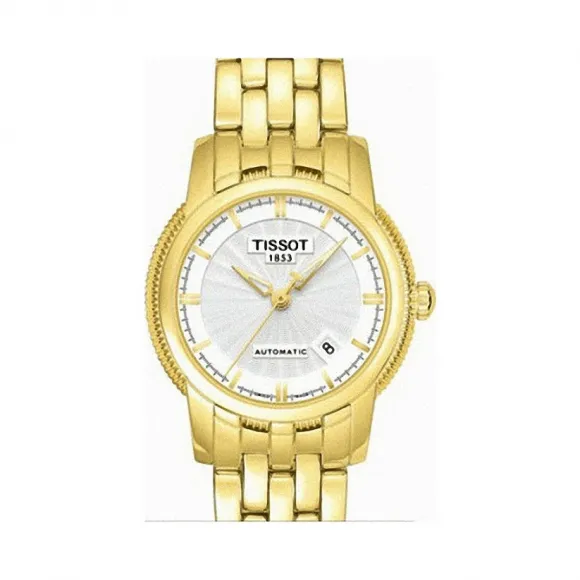 天梭 Tissot T-Classic系列 精钢镀金 自动机械机芯 女表 T97.5.183.31-小迈步海淘品牌官网