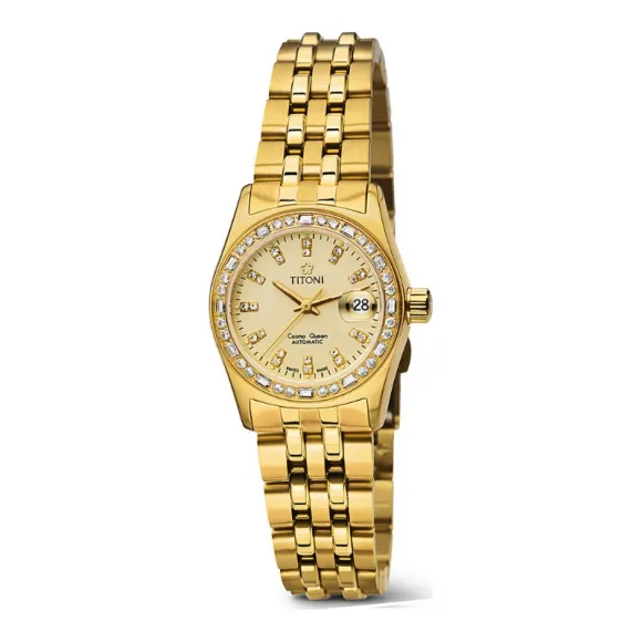 梅花/Titoni 宇宙系列 自动机械 女表 728 G-DB-306-小迈步海淘品牌官网