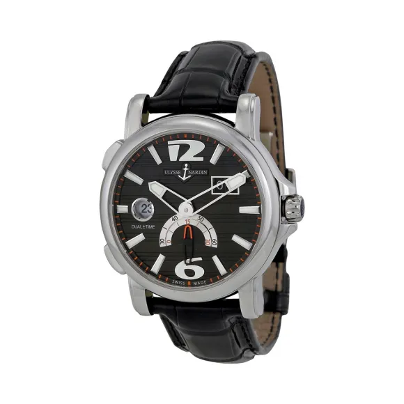 雅典/Ulysse Nardin 鎏金系列 不锈钢 自动机械 男表 243-55-62-小迈步海淘品牌官网