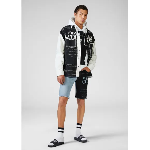 Versace Etichetta牛仔短裤 EA4GVA17G-EAOB57_E904-小迈步海淘品牌官网