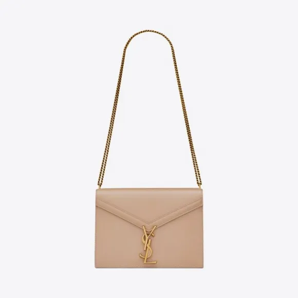 伊夫圣罗兰/Yves Saint laurent cassandra字母标志粒面压印皮革搭扣包 532750BOW0W2721-小迈步海淘品牌官网