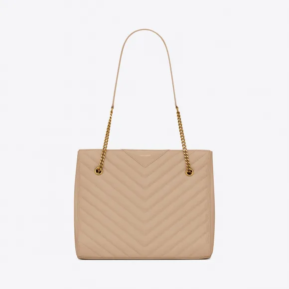 伊夫圣罗兰/Yves Saint laurent TRIBECA 中号粒面压花真皮购物袋 5688641CU079906-小迈步海淘品牌官网